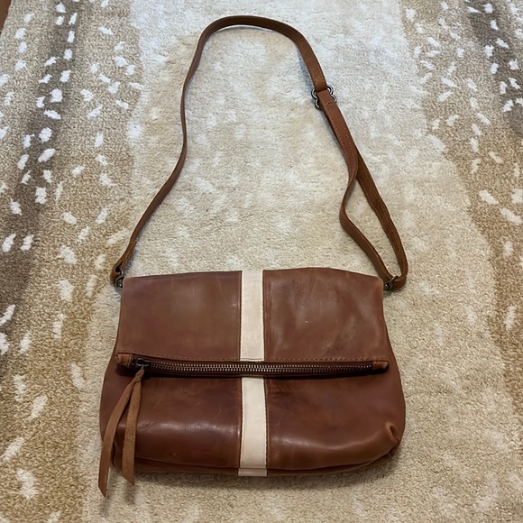 Able | Bags | Able Emnet Foldover Crossbody Leather Purse | Poshmark